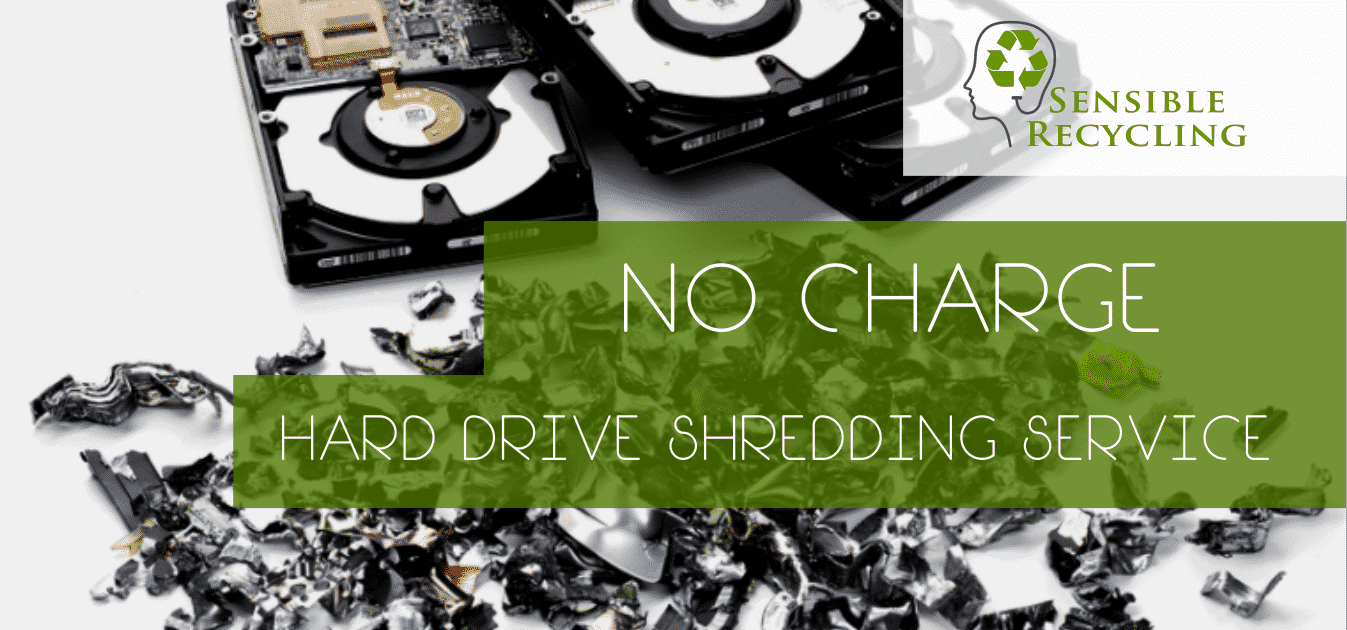 Computer Recycling. Electronics Recycling, and Hard Drive Shredding
